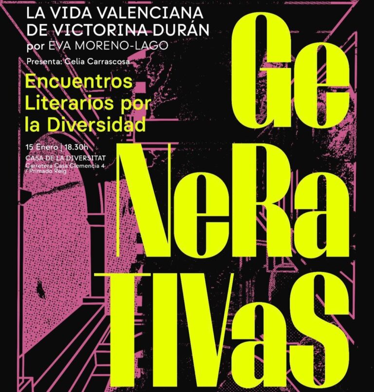 La Generalitat Valenciana lanza ‘Generativas’, un ciclo literario por ...